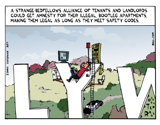LOS ANGELES TIMES CARTOON: Bootlegging the Bootleggers (Apartment ...