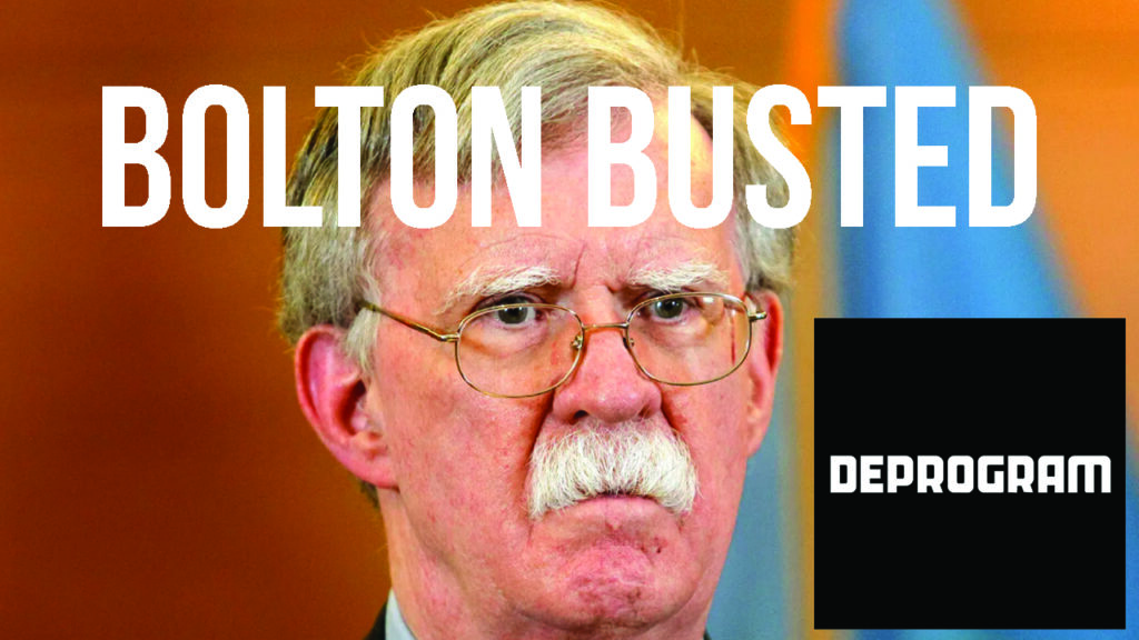 DeProgram with Ted Rall and John Kiriakou: “Bolton Busted” - Ted Rall's ...