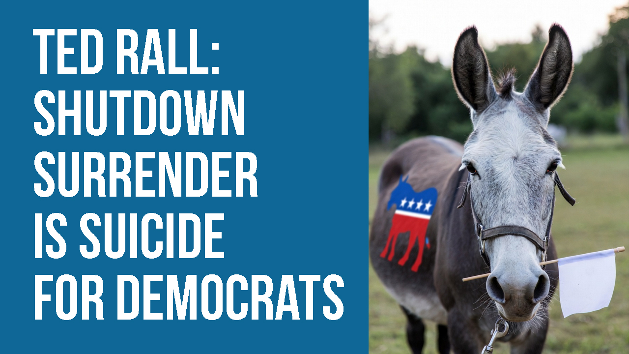 Shutdown Surrender Is Political Suicide for Democrats - Ted Rall's Rallblog